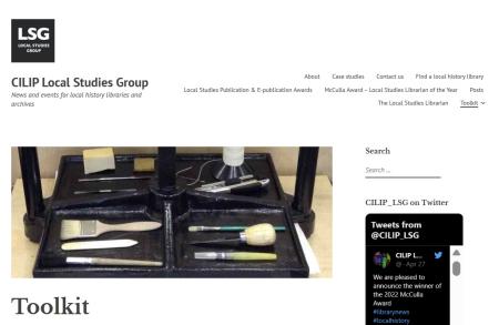 CILIP Local Studies Libraries Toolkit | ICCROM | Our Collections Matter